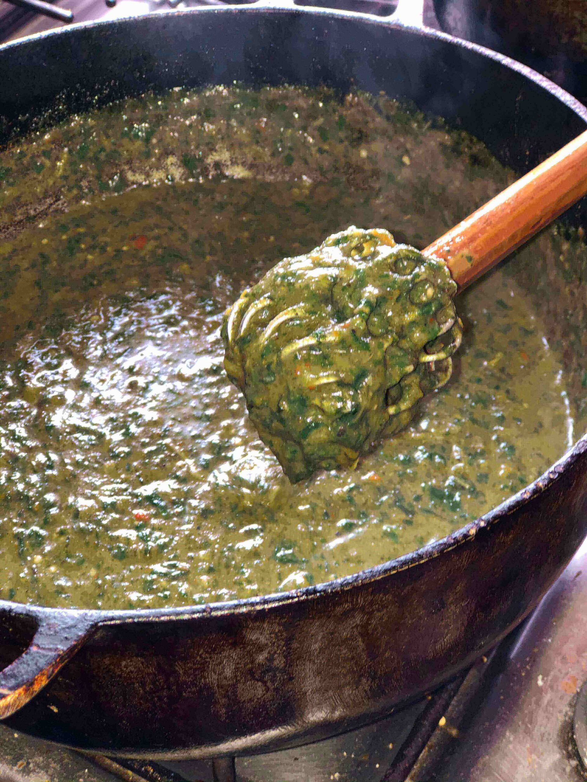 Callaloo Recipe – A traditional Sunday favourite - The Taste of Tobago ...